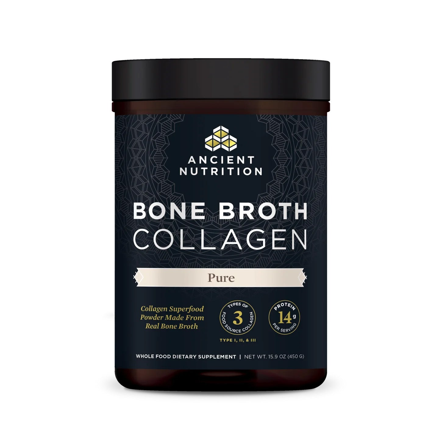 Ancient Nutrition Bone Broth Collagen Pure: Refuerza tus Huesos y ...